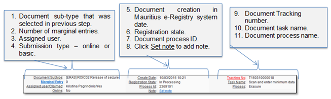 Start new erasure registration