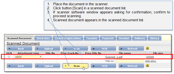 Scan document